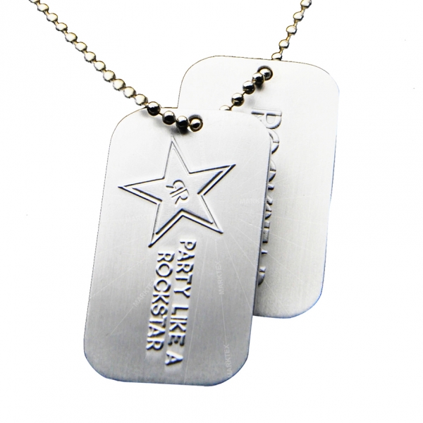 Marktex Company - Embossed debossed dog tag