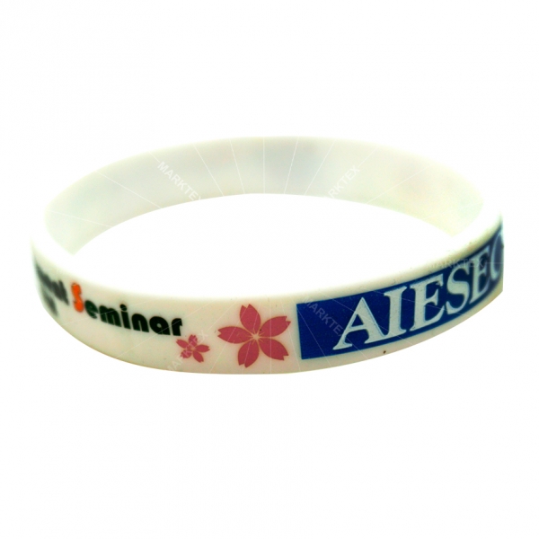 Marktex Company - Printed logo silicone wristband