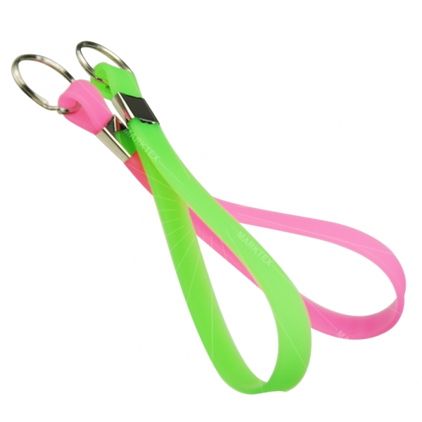 Marktex Company - Silicone Loop debossed Promotional Keyrings